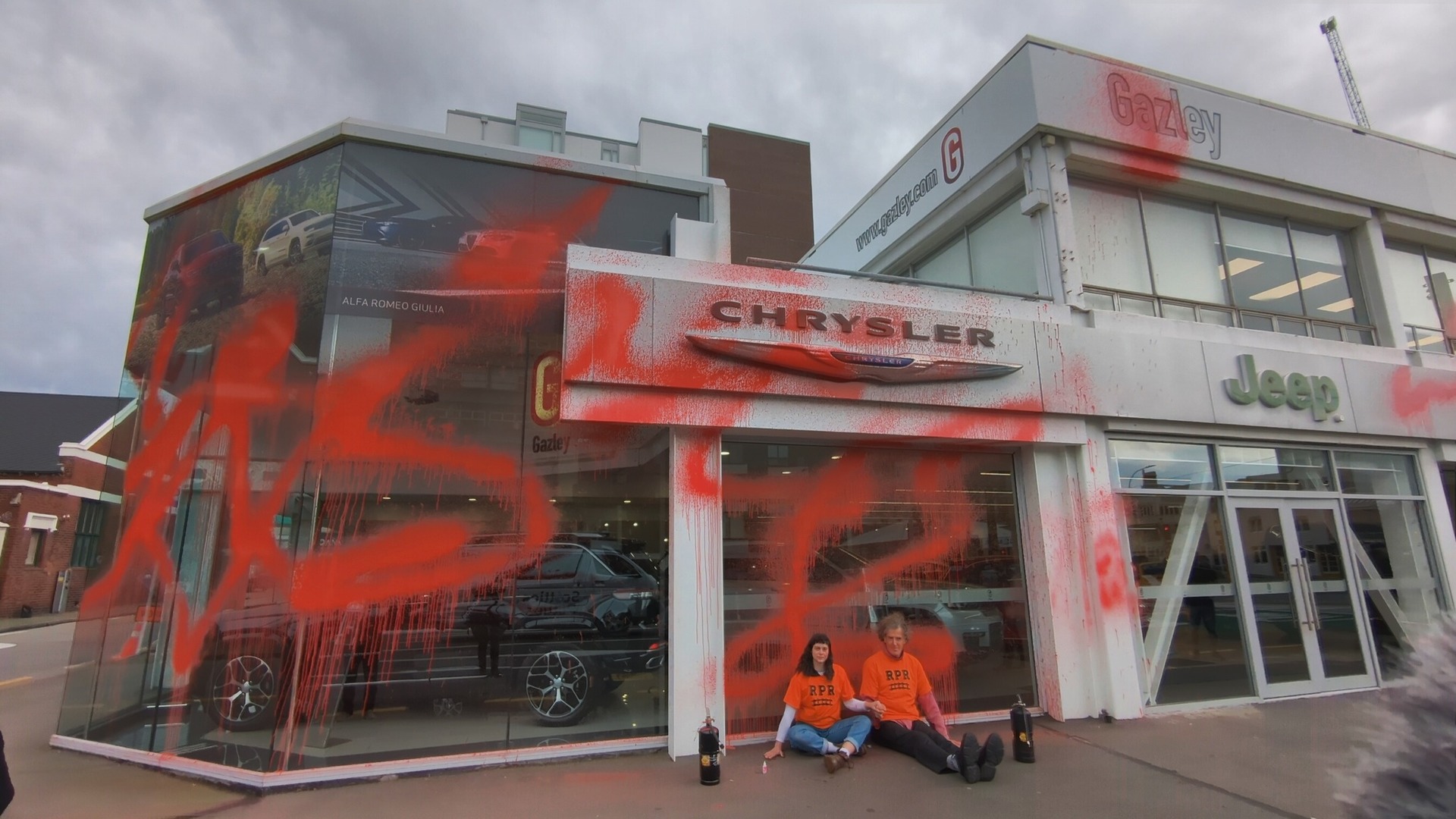 Autofile News Protesters Target Dealership